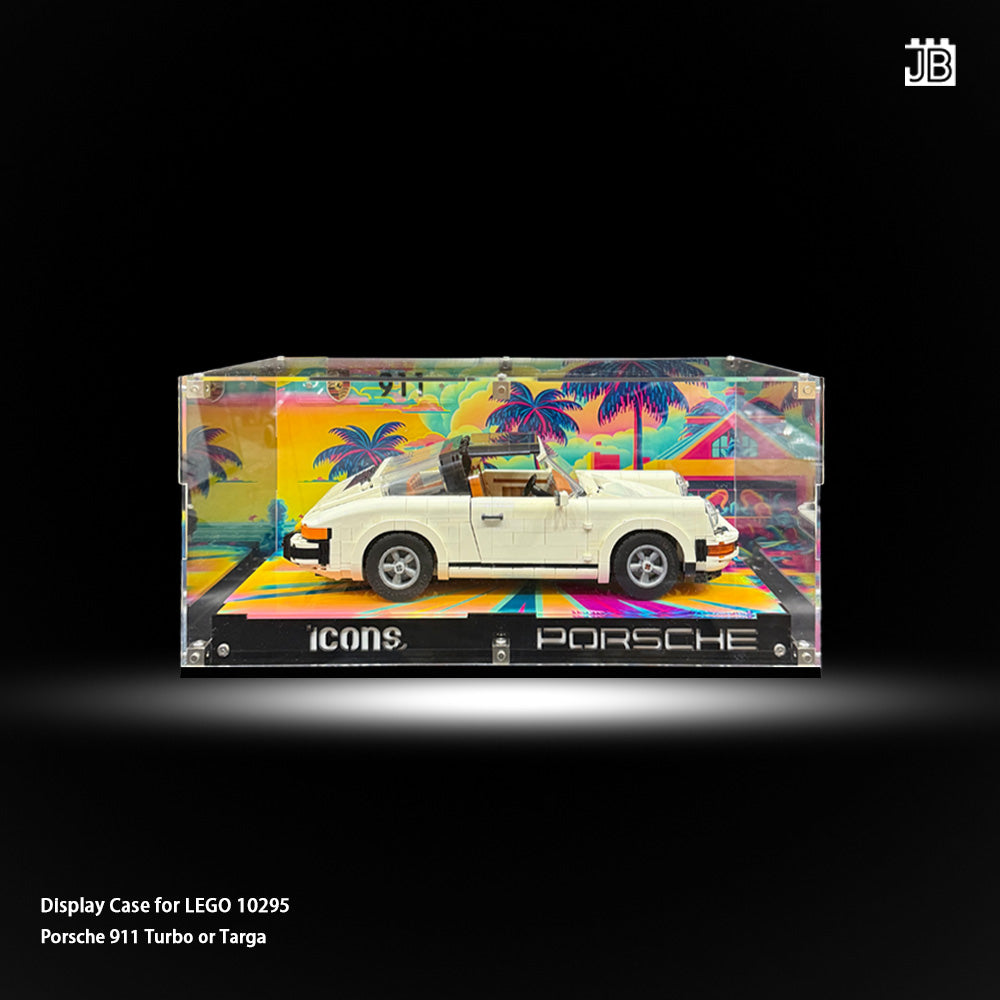 Display Case for LEGO ICONS 10295 Turbo or Targa Porsche 911